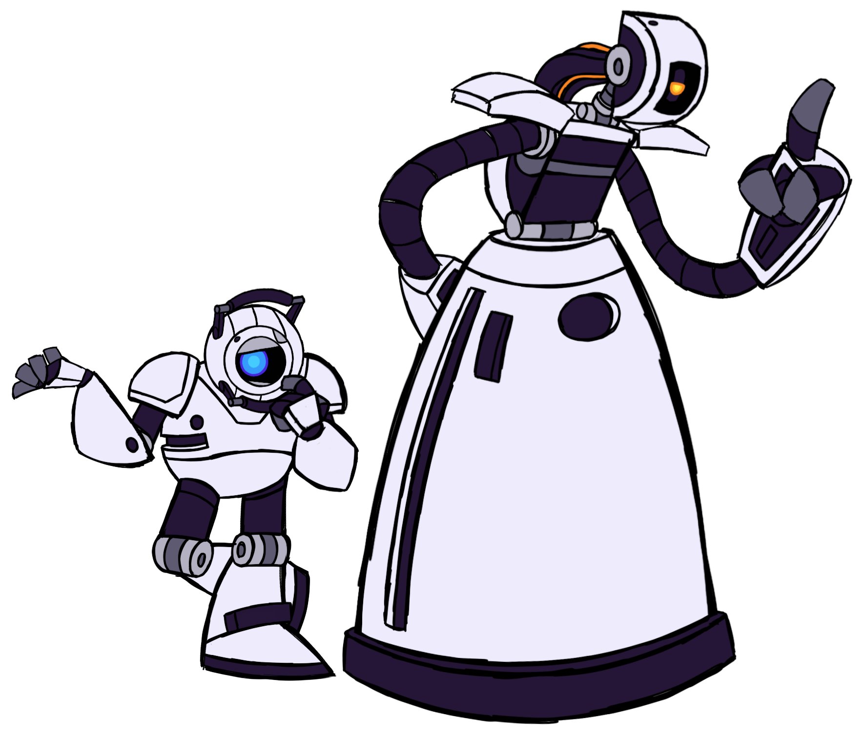 Wheatley And Glados