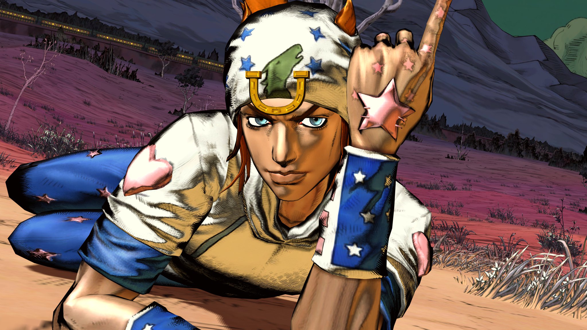 Johnny Joestar All Star Batalha Camiseta JoJo's Bizarre Adventure