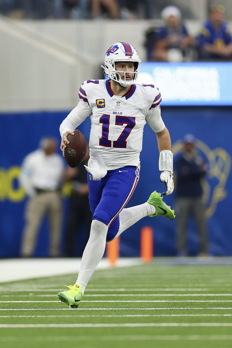 Josh Allen was UNREAL vs. Rams 😱 22/37 342 YDS 3 TD 82 RUSH YDS 3 RUSH ...