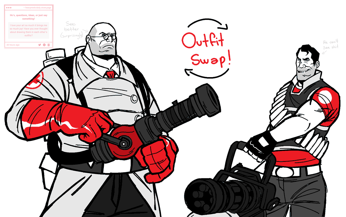 day 25 #tf2 outfit swap! (part 1?) https://t.co/FVn0knueyA