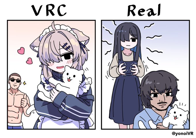 VRC | ヨノイVR さんのマンガ | ツイコミ(仮)