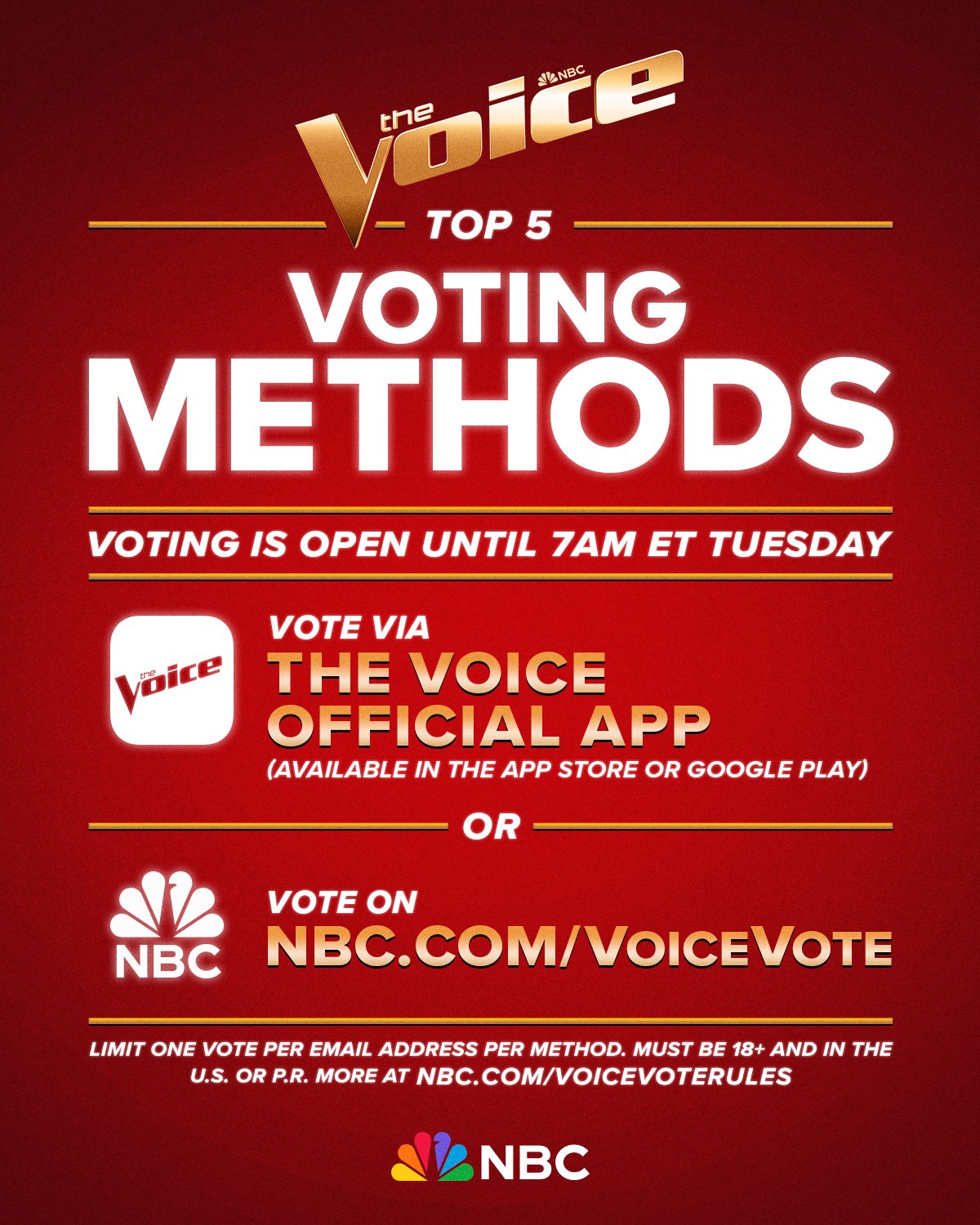 The Voice Voting Online How To Vote On ‘The Voice’ Live Shows