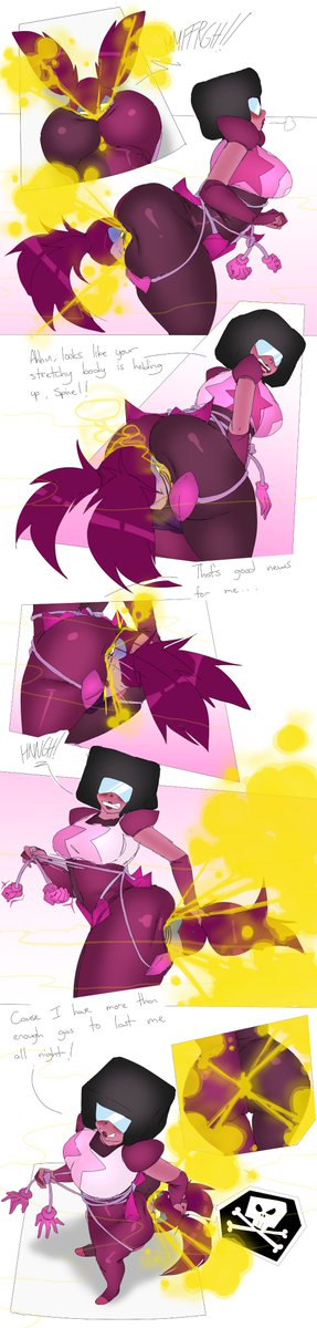 Garnet using Spinel as a Fart Muffler Sketch Request.