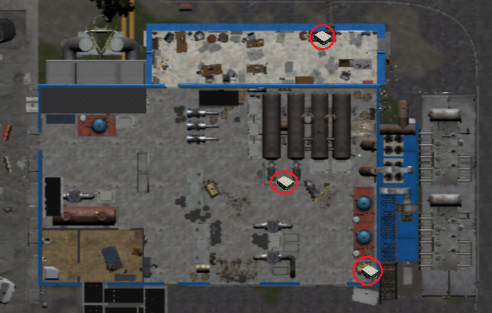マップで見るSmugglersイベント-Interchange編- 密猟者の湧きが発電所、IDEA、Goshanに湧きます。 Locked ...