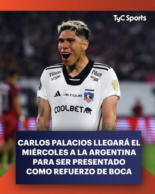 Confirman la fecha de presentación de Carlos Palacios en Boca - RedGol