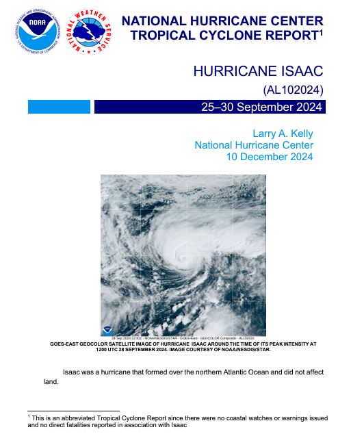 Hurricane Isaac Tropical Storm