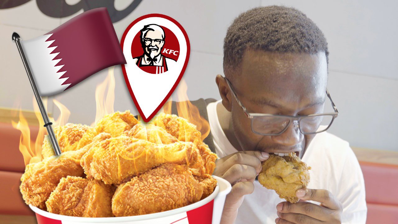 Black Person Eating Fried Chicken BLACK GUY TRIES FRENCH KFC