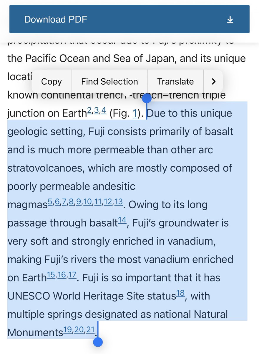 Are you Mt. Fuji pilled yet, anon? Some of the spring water derived ...