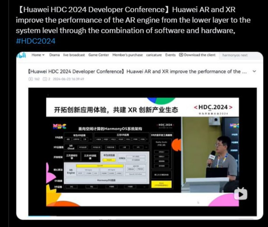 Thread By @LivingInHarmony - Huawei shared plans for XR...