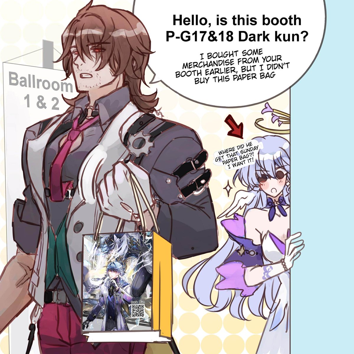 「I bet the IPC team was as excited and stunned as I was when 」DarkKun Comic Fiesta P-G17&18 Dark ...