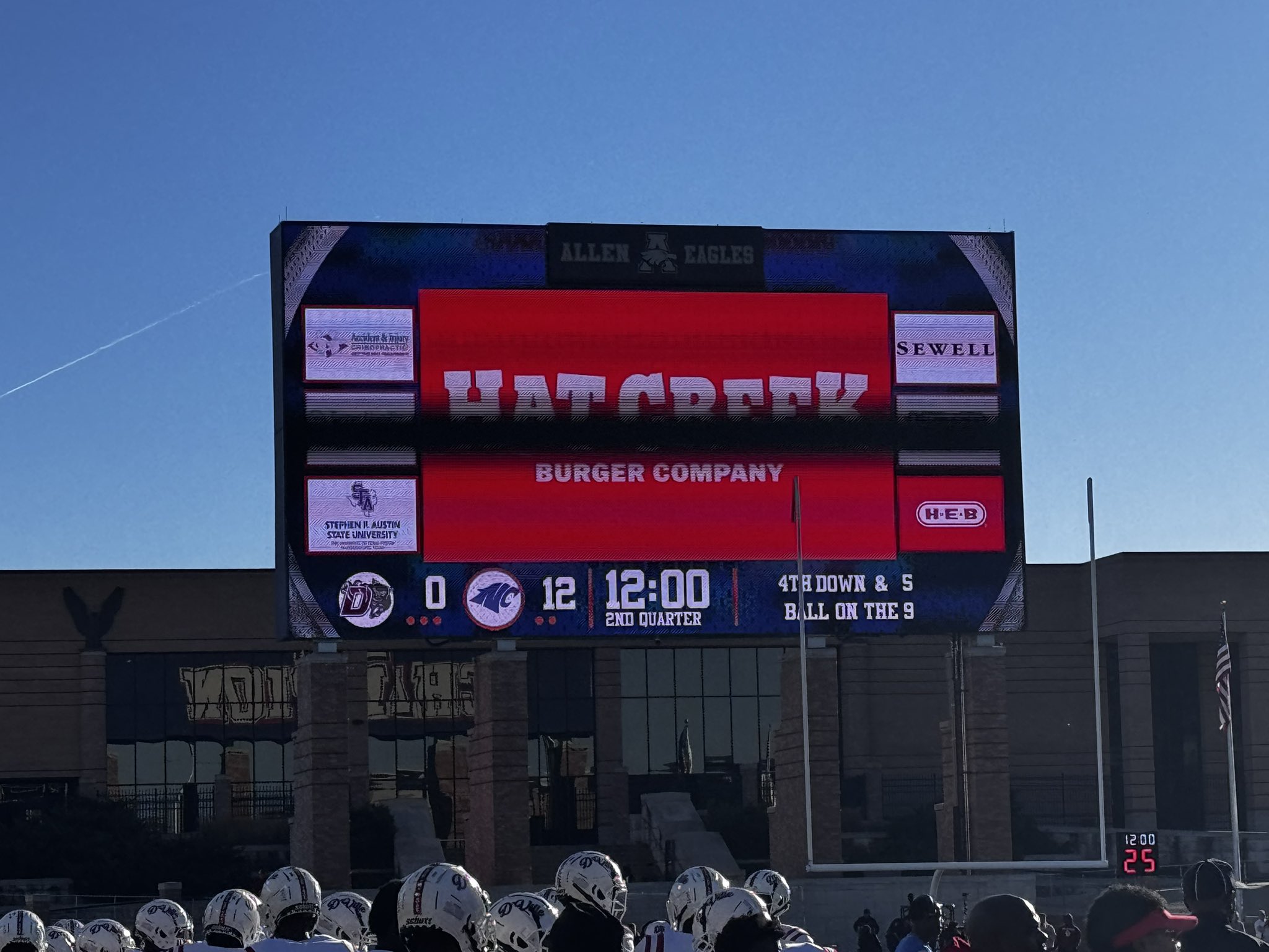 1st Quarter On Scoreboard