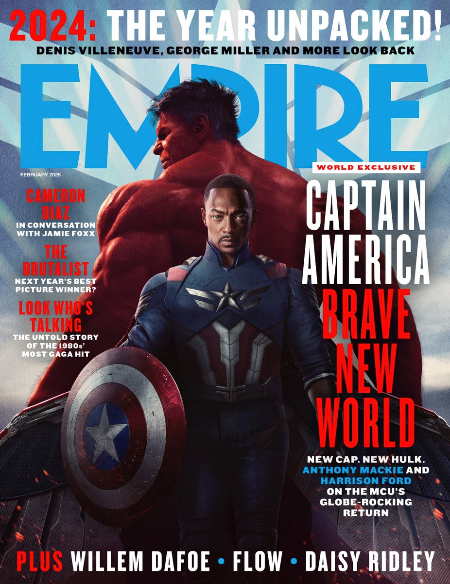 ⭐️ Captain America: Brave New World 4K TEXLESS EMPIRE COVER with RED ...
