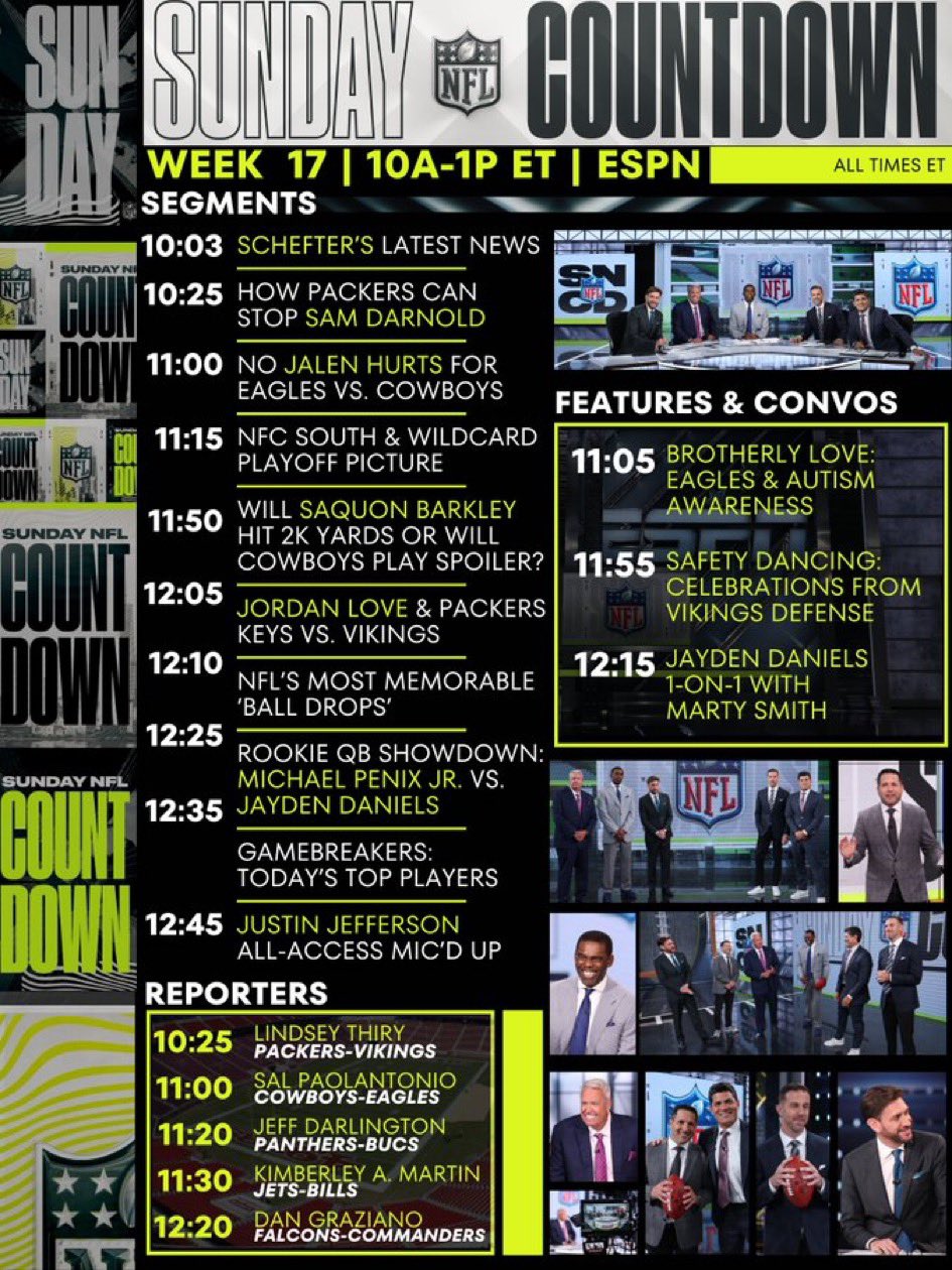 2017 Nfl Schedule Printable