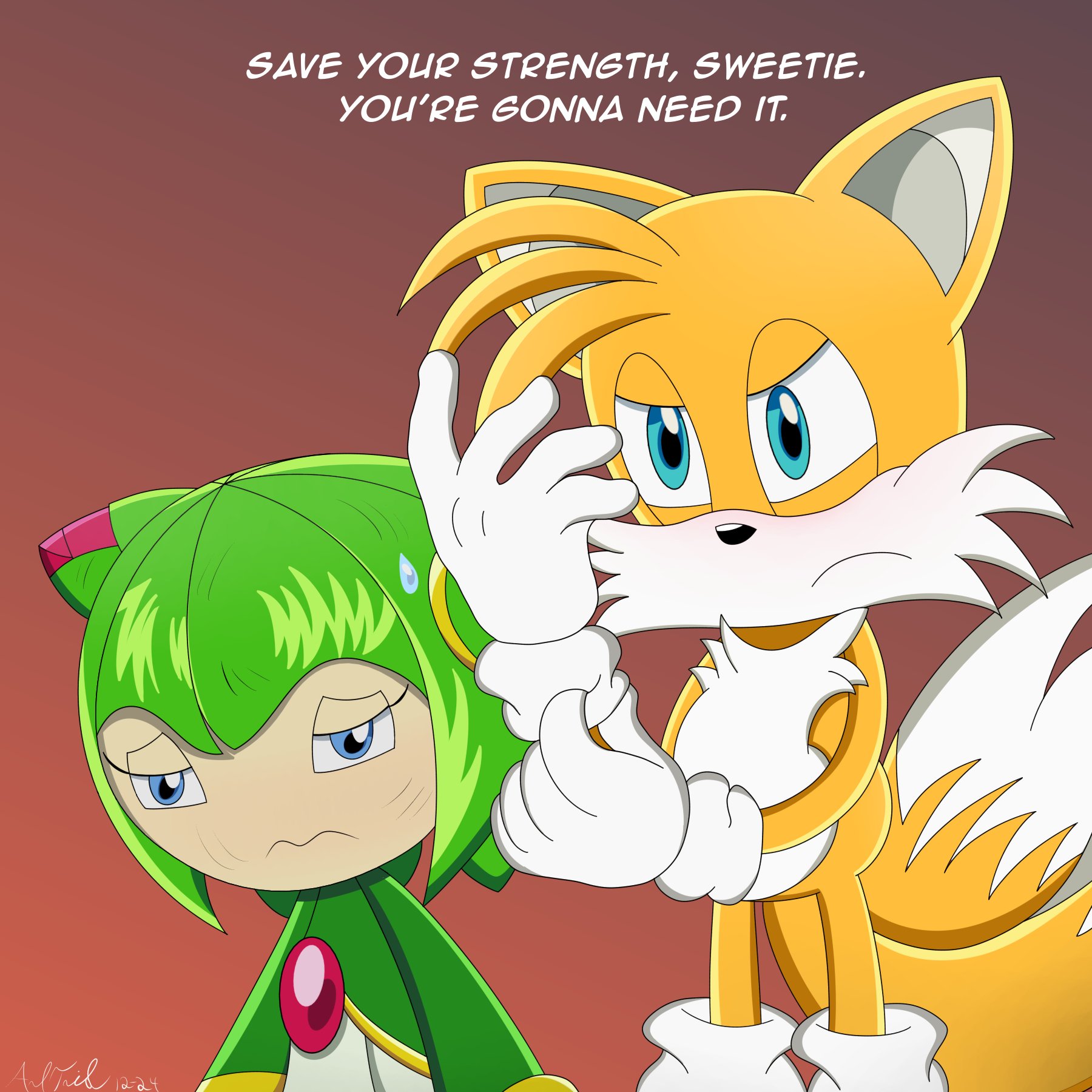 Tails And Cosmo Sonic X T.K. And Kari Meets Tails And Cosmo By
