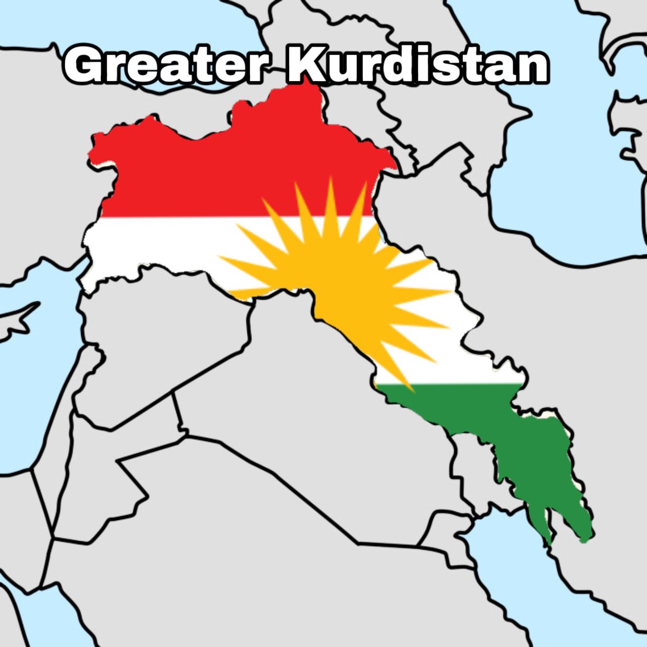 Kurdish Flag Map Afbeeldingen Over Kurdistan Flag – Blader In