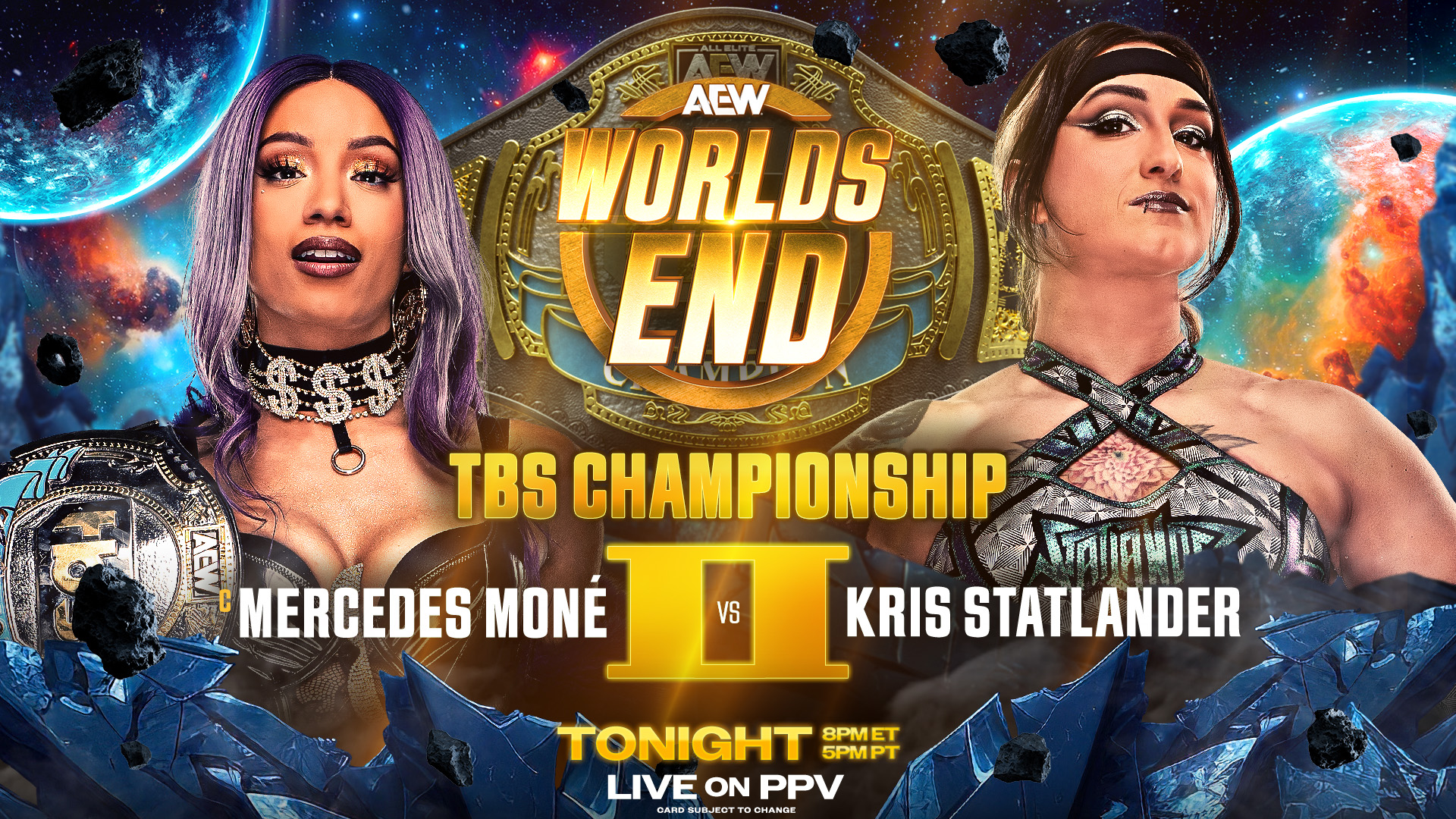 Cartelera AEW Worlds End 2024 - TIM Wrestling