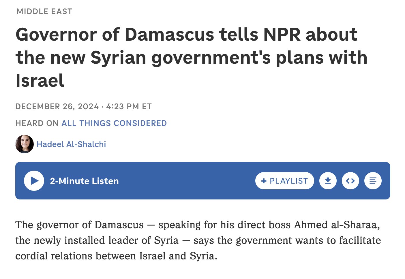 Syrian Government Quotes Beyond Terrifying': Muslim Americans Shocked