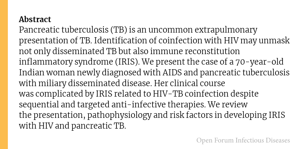 Disseminated Tb Immune Reconstitution Inflammatory Syndrome In A Child
