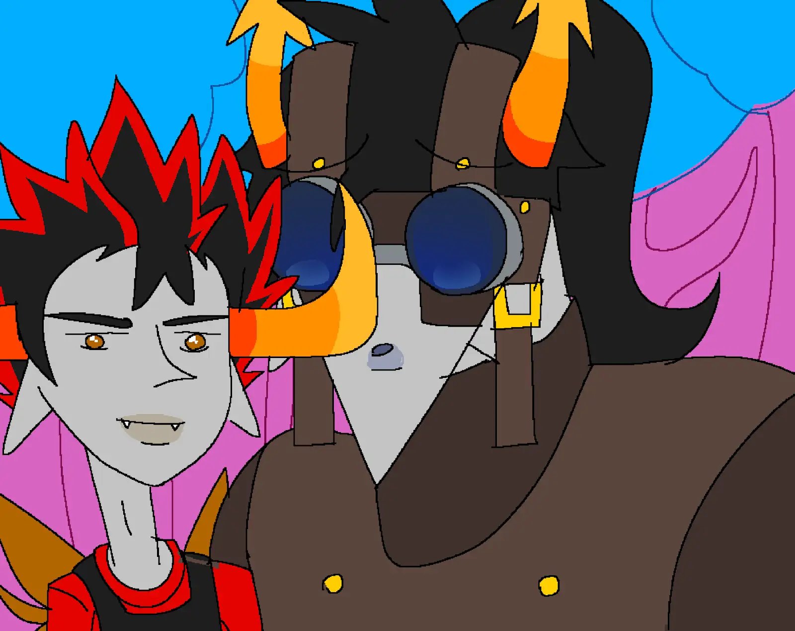 Homestuck Rufioh And Horuss Horuss Zahhak