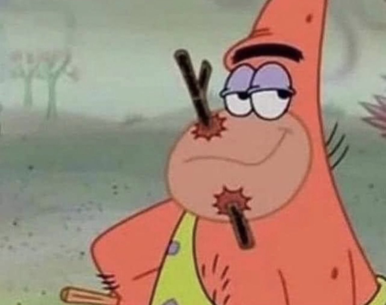 Caveman Patrick Teeth Patrick Smile Chocolate Meme Patrick Smile