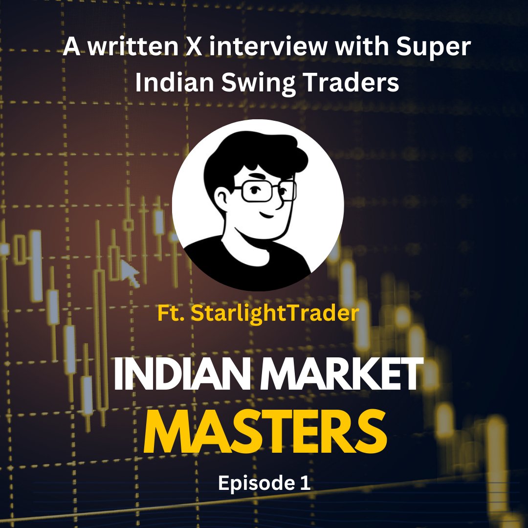 Indian Market Masters: Episode 1 Featuring: @Starlight_T1 From starting with ₹20,000 to ...