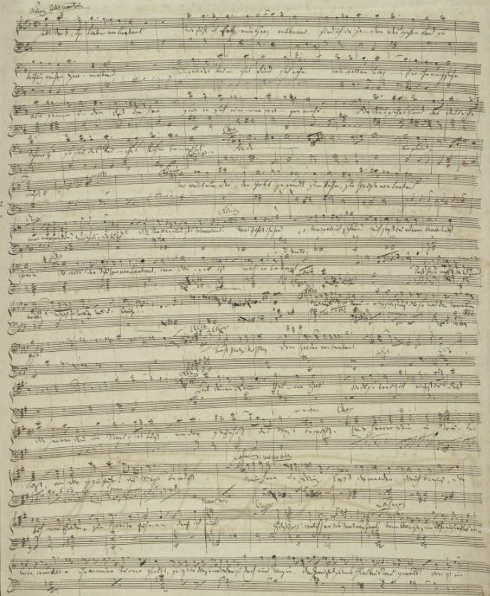 The handwritten manuscripts of the greatest composers and musicians. a ...
