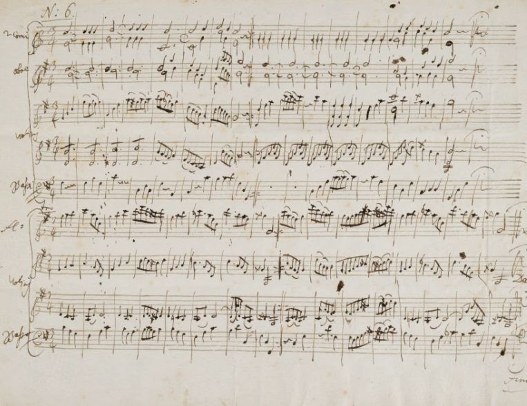 The handwritten manuscripts of the greatest composers and musicians. a ...