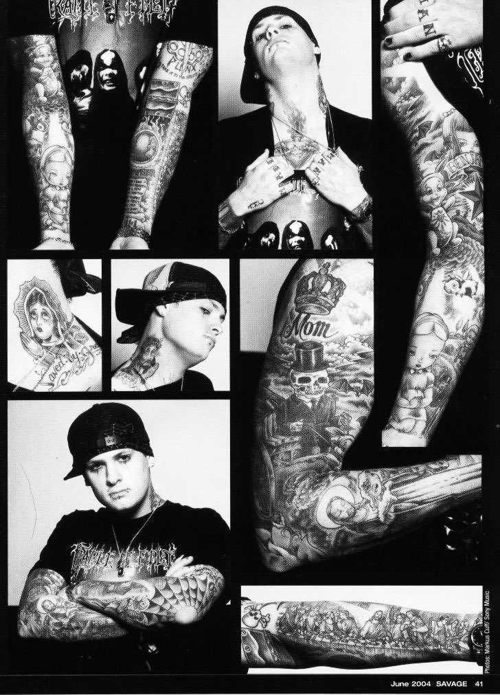 Benji Madden Tattoos