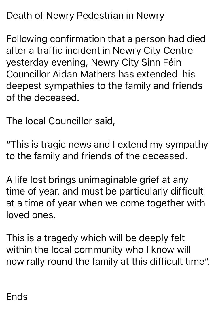 Newry Deaths Funeral Times | Death Notice Helen QUINN