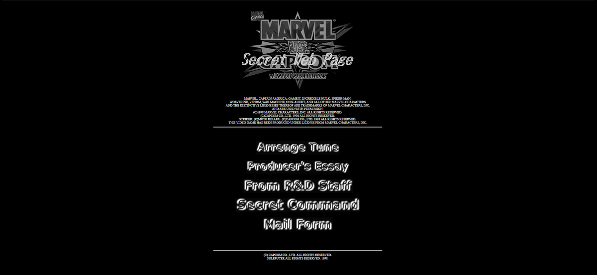 Alright. So MvC1's soundtrack release from over 20 years ago came with ...