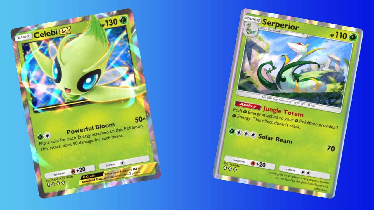 Pokemon Celebi Ex Card