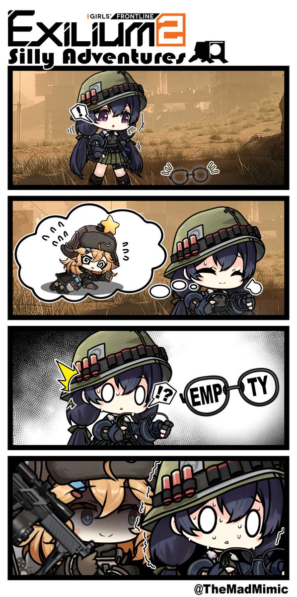 「GFL2: Silly Adventures - Lost Glasses #GirlsFrontline2Exili」The Mad ...
