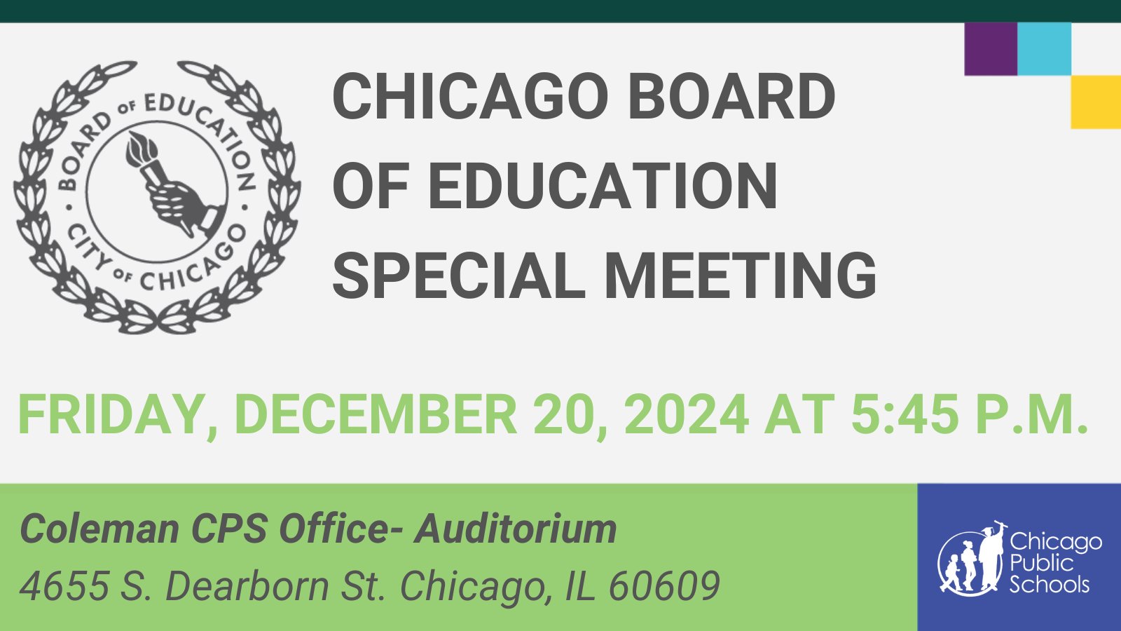 Chicago Public Schools New Logo Chicago Public Schools Project