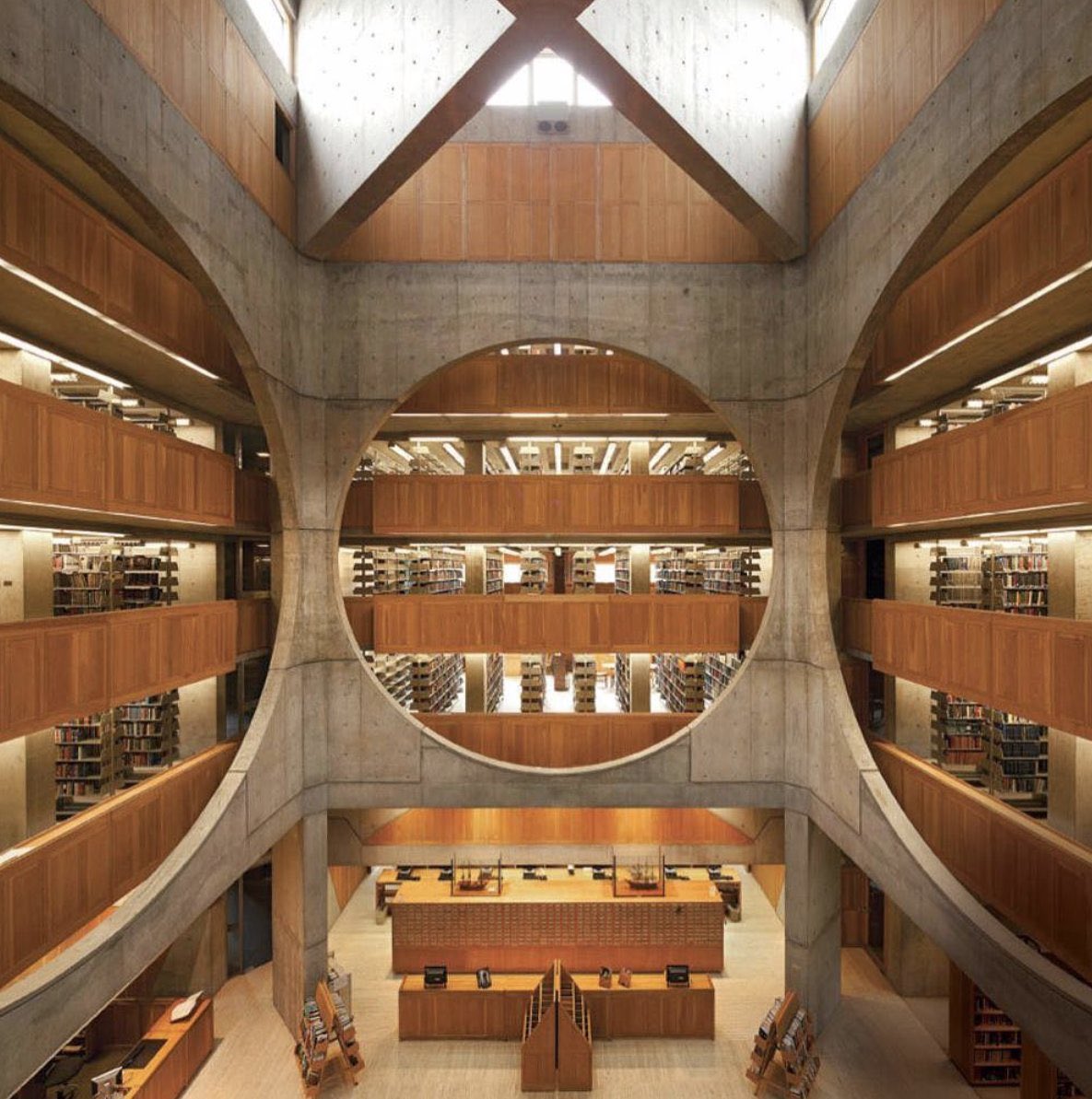 Louis Kahn Phillips Exeter Academy Library Architecture Buildings We