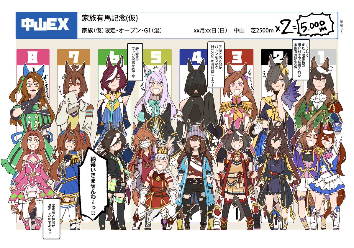 「有馬記念といえば!最後の直線がやっぱりアツいよね!! 」アスカ＠C106土曜西あ30abの漫画