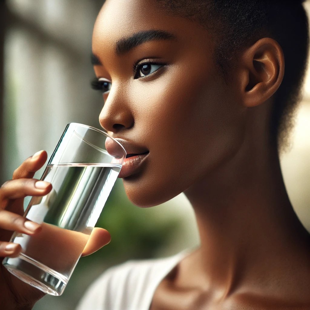 Do you drink water while eating? Or drink too much too quickly? Maybe ...