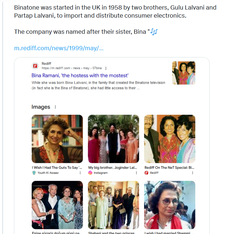 Well, isn't the Lalvani family interesting. Caught up with the ...
