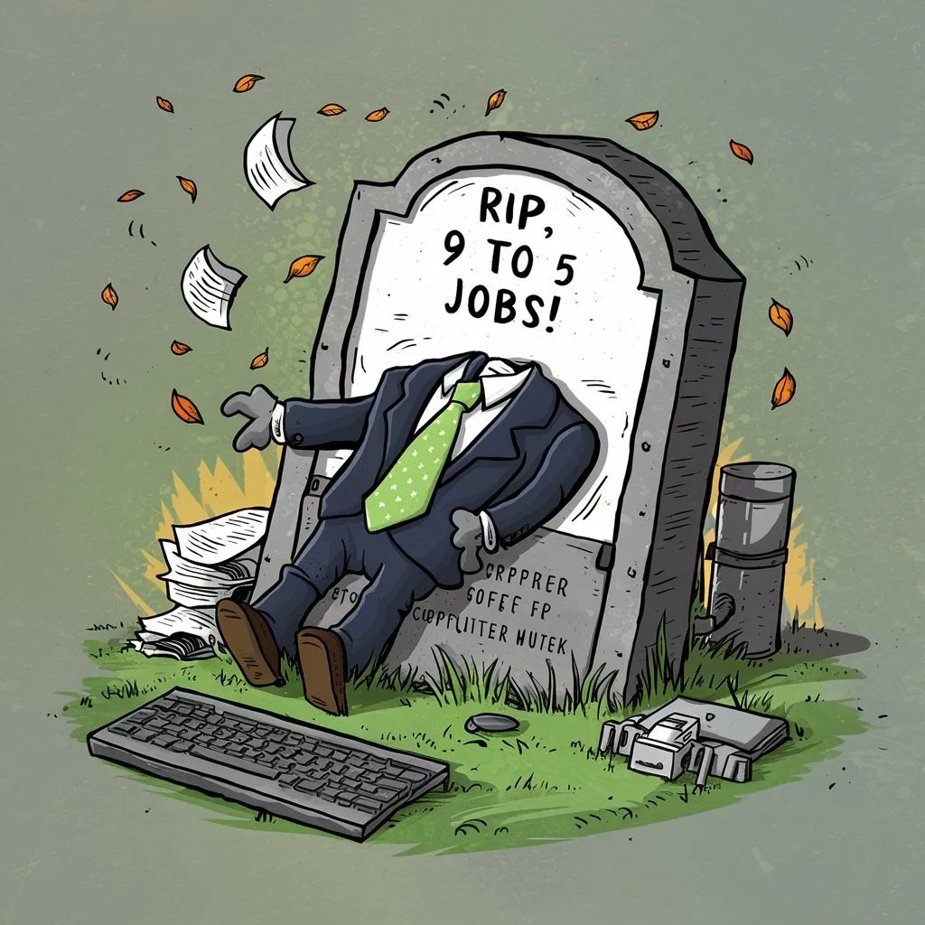 Thread By @LawrenceNg119 - RIP 9 to 5 jobs! 8 WEBSITES to...