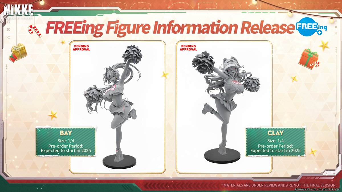 【NIKKE x FREEing Figure Information】 Figures of Clay and Bay, the ...