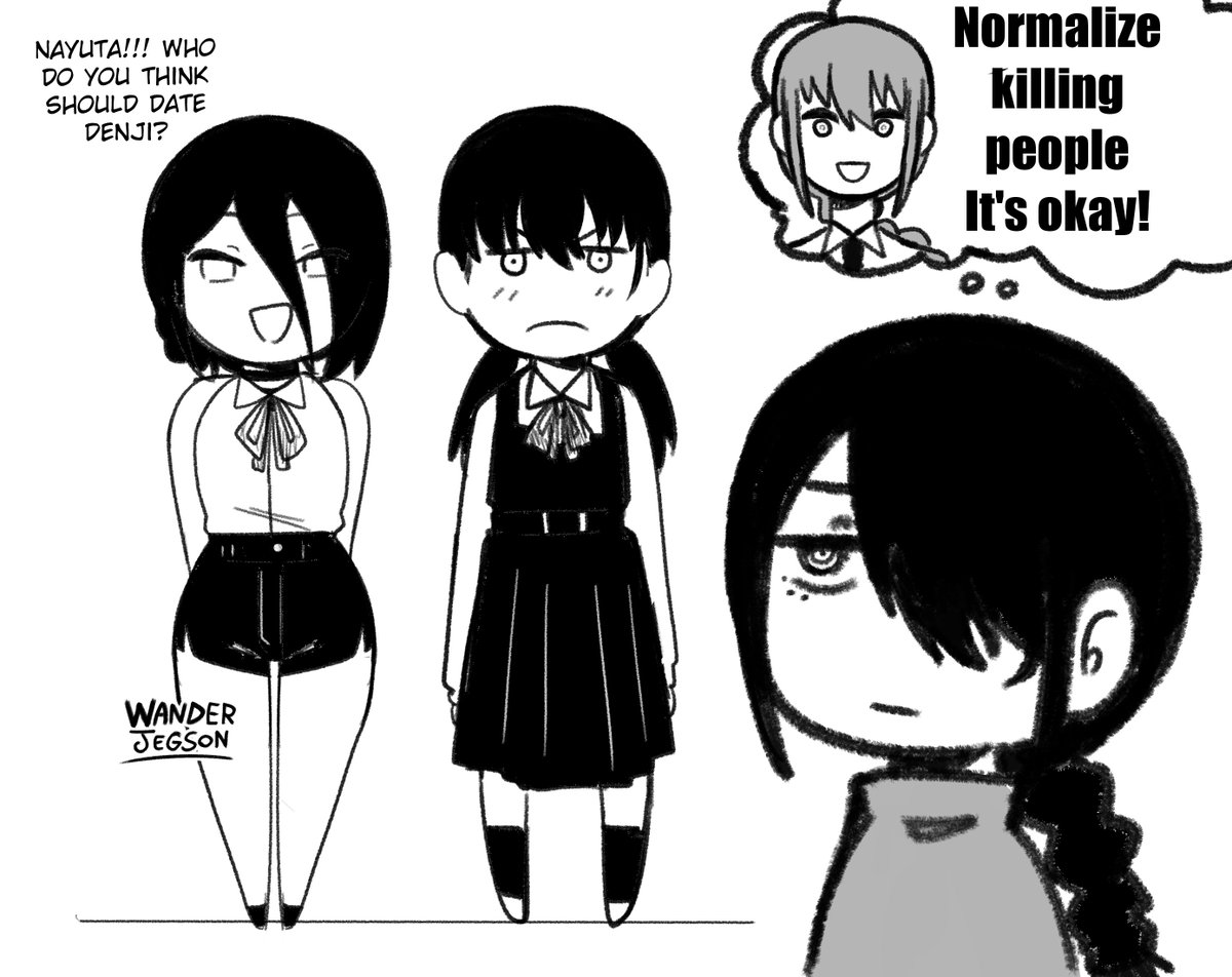 「Denji & Santa have a history together: 」Wanderjegsonの漫画