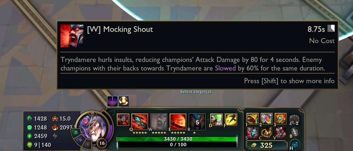 Tryndamere Build Damage