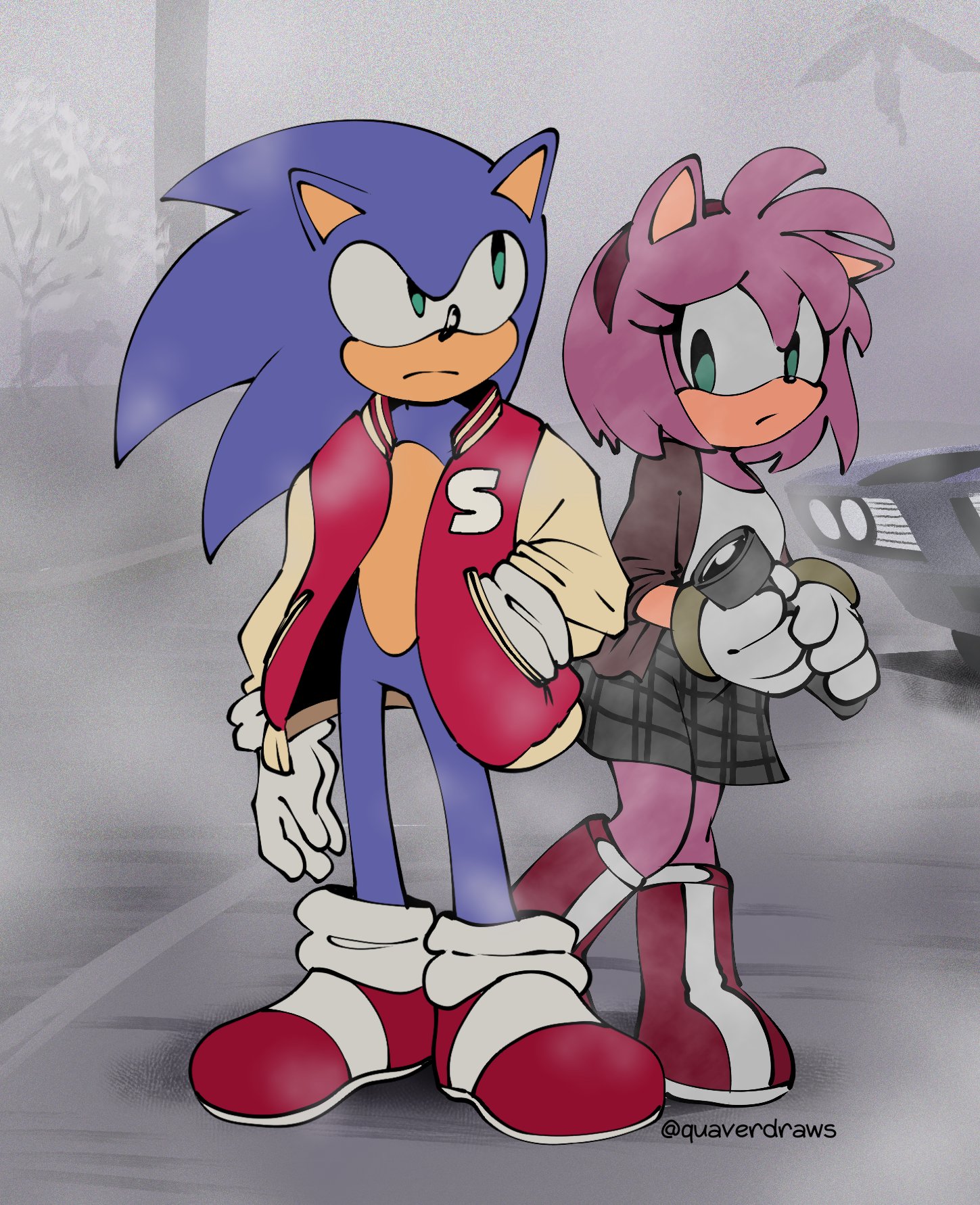 Sonic Sombrio E Amy