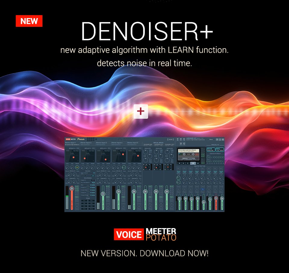 Voicemeeter Potato VB Audio VoiceMeeter Potato