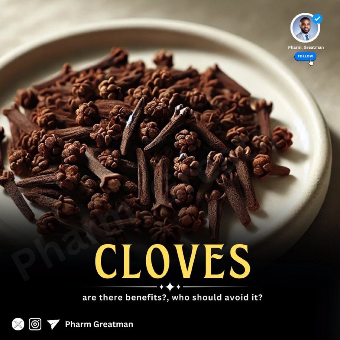 LET’S TALK ABOUT CLOVES.. Cloves are more than just a spice, they’re ...