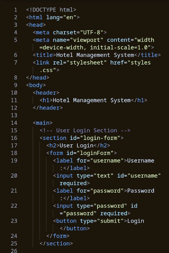 How to Build a Hotel Management System in HTML, CSS, and JavaScript ...