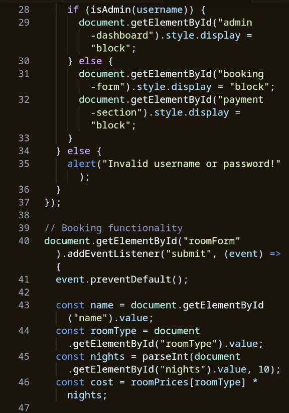 How To Build A Hotel Management System In Html Css And Javascript 1826