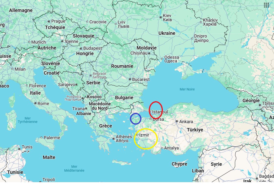 Constantinople Location On World Map Geopolitics The Bosphorus