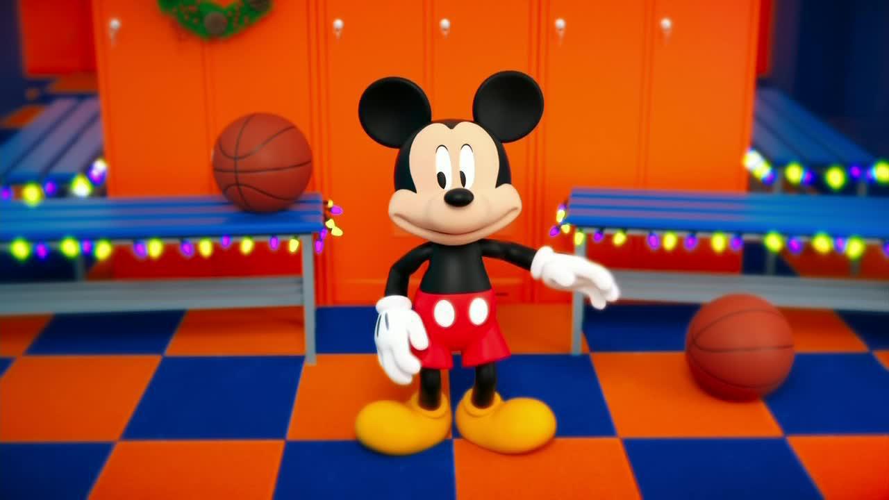 Mickey Mouse Playing Ball