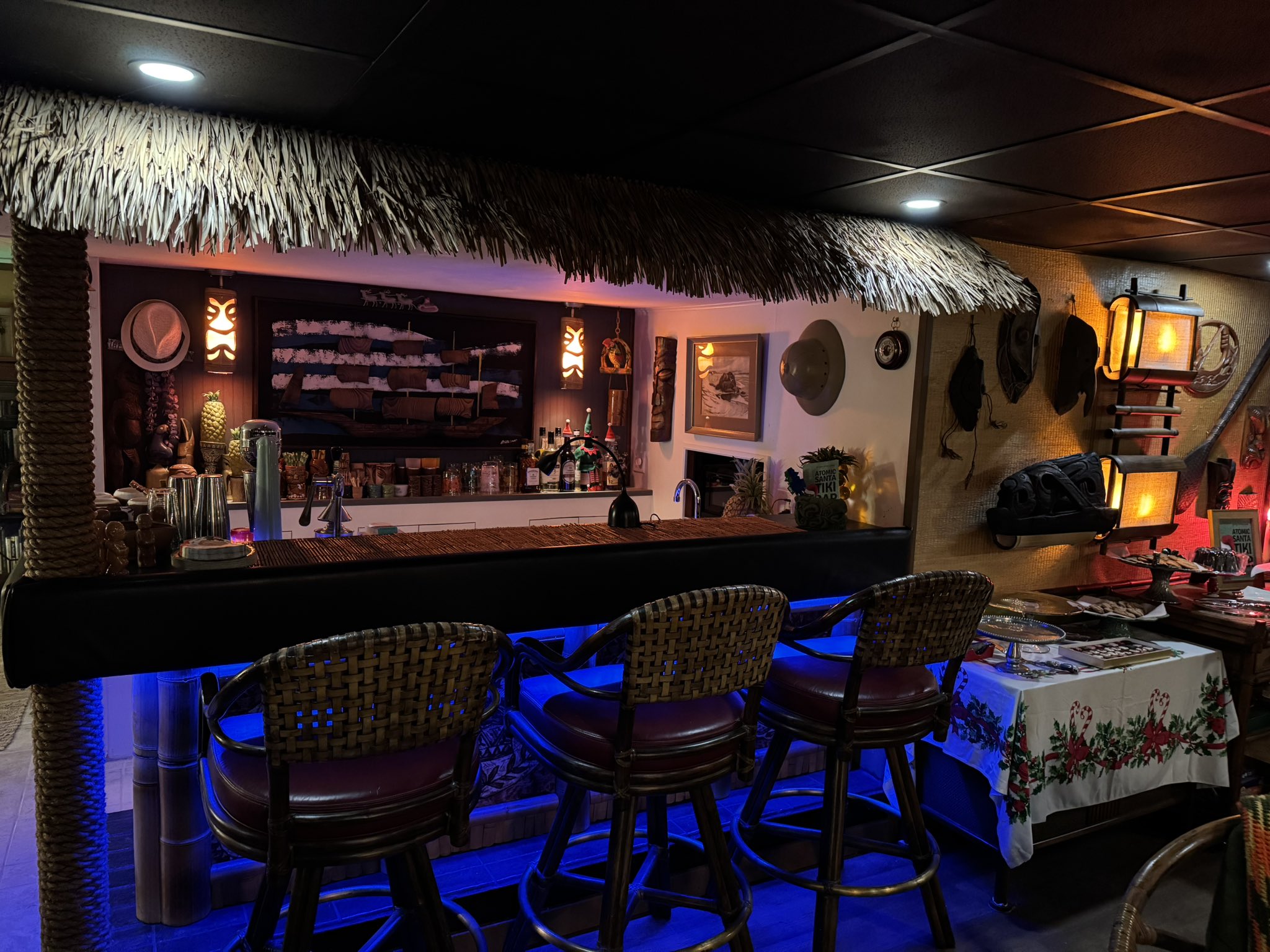 Tiki Bar Basement Ideas A Brief History Of Basement Bars, The Neat