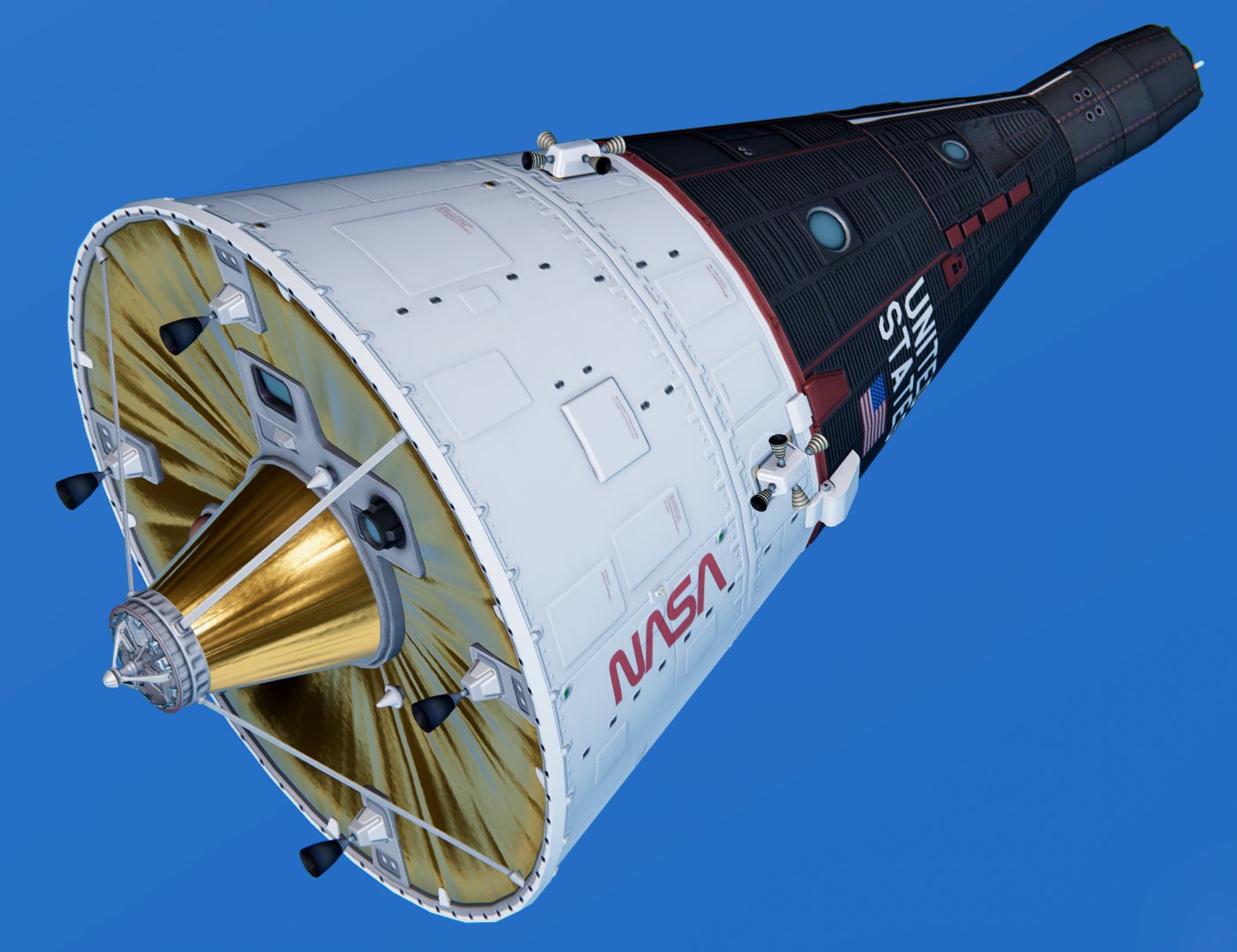 Big Gemini Spacecraft